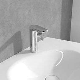 Villeroy & Boch Villeroy und Boch Antao Waschtischarmatur TVW11100400061 mit Push-Open-Ablaufgarnitur, chrom