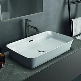Ideal Standard Ipalyss Aufsatzschale E1887V1 65x40x12cm, mit Überlauf, ohne Hahnloch, seidenweiß