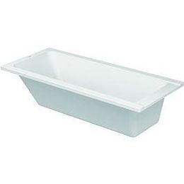Duravit Badewanne D-Code 700100000000000 Einbauversion, Ablauf Fußseite, weiss