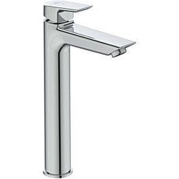 Ideal Standard Tesi Waschtischarmatur A6576AA chrom,BlueStart,o. Ablaufgarnitur,erhöhter Sockel