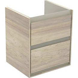 Ideal Standard Connect Air Waschtischunterschrank E1608UK 2 Auszüge, 430x517x402mm, Pinie hell Dekor/braun matt