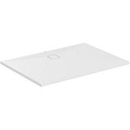 Ideal Standard Ultra Flat Evo Brausewanne T5532FO 1400 x 1000 x 35 mm, seidenweiß, rechteckig, Ablauf an langer Seite