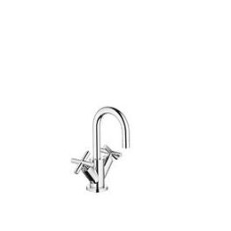 Dornbracht Waschtisch Armatur Tara. 2230289200 chrom, Ausladung 100 mm, Kreuzgriff, Zweigriff