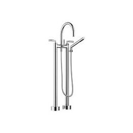 Dornbracht Wannen-2-Griffarmatur Tara. 2594388200 chrom, freistehend, Griffhebel, mit Garnitur