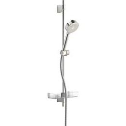 Hansa Hansabasicjet Brausestangen-Set 44780113 720 mm, Handbrause einstrahlig, Seifenschale, chrom, d= 18mm