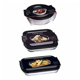 Ritzenhoff & Breker Ritzenhoff & Breker Auflaufformen mit Frischhaltedeckel Cucina 3er Set