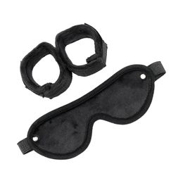 Rimba Handfesseln mit Maske, 2 Teile