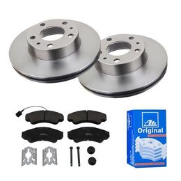ATE Bremsensatz, Scheibenbremse vorne rechts links belüftet 280mm für PEUGEOT FIAT CITROËN 4249H8 4246L4 77364859 1420-22187