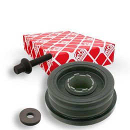 febi bilstein Riemenscheibe, Kurbelwelle ProKit für BMW 11237805696S1 11237790921 11237805696 34166