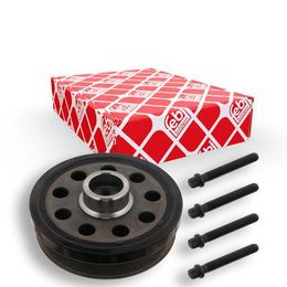 febi bilstein Riemenscheibe, Kurbelwelle ProKit 180mm für BMW 11237823191 11237799153 11237823191S1 33077