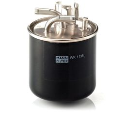 MANN-FILTER Kraftstofffilter 108mm für VAG 057127435E 057127435C WK 1136