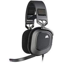 Corsair HS80 RGB Kopfhörer gaming wireless mit Mikrofon - Schwarz