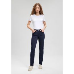 Skinny-fit-Jeans Mavi "// Label-Detail Modell "Sophie"", Damen, Gr. 26, Länge 34, blau (navy blazer sateen), 95% Baumwolle, 5% Elasthan, modisch, skinny fit lang, Jeans, Slim Skinny Jeans