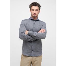 Eterna Langarmhemd »SLIM FIT« EASY IRON (bügelleicht) schwarz 40 - Normalgrößen Normalgrößen 40 Runder Saum