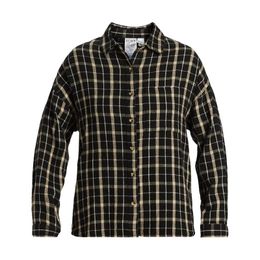 Roxy Langarmhemd »Chloe Kim« Anthracite Platz Plaid S - S S S Kollektion: Chloe Kims Signature-Kollektion