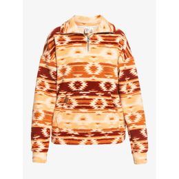 Roxy Fleecepullover »Live Out Loud« Baked Clay New Spirit XS XS Material: Schwerer Fleece-Stoff aus...