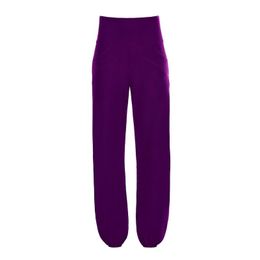 WINSHAPE Sporthose »Functional Light and Comfort Wide Leg Pants CUL102LC« mit Gummizug dark plum XXL - Normalgrößen Normalgrößen XXL Weiter, super...