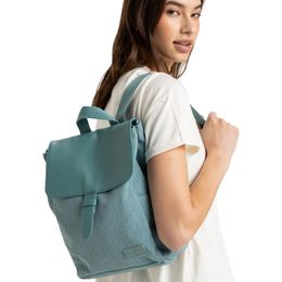 Roxy Tagesrucksack »Melting Spot« Mineral Blue Stoff: Baumwoll-Canvas-Stoff