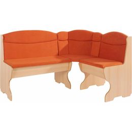 Inosign Eckbank »Apollon 1« buche/orange + buche