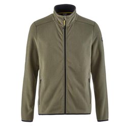 Northern Country Fleecejacke perfekt zum Arbeiten, hoher Kragen, Bartschutz, 2 Vordertaschen Dusty Olive S