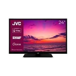 JVC LT-24VH5455, LED-Fernseher 60 cm (24 Zoll), schwarz, WXGA (HD-Ready), Triple Tuner, Smart TV, TiVo Betriebssystem