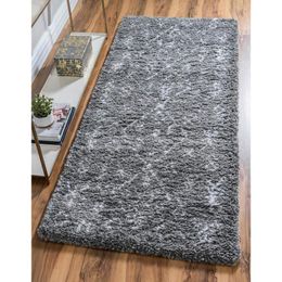 MyFlair MÖBEL & ACCESSOIRES Hochflor-Läufer »Temara Shag, LAGERRÄUMUNG!« rechteckig 51 mm Höhe Teppich-Läufer, gewebt, Scandi Design, ideal im Flur...