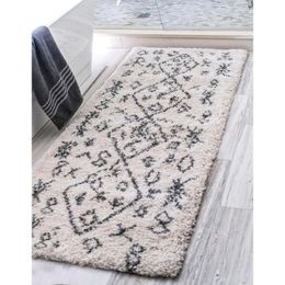 MyFlair MÖBEL & ACCESSOIRES Hochflor-Läufer »Temara Shag, LAGERRÄUMUNG!« rechteckig 51 mm Höhe Teppich-Läufer, gewebt, Scandi Design, ideal im Flur...