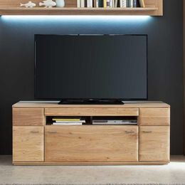 Pharao24.de TV Board aus Eiche hell 50 cm tief