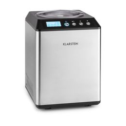Klarstein Vanilly Sky Family Eiscremebereiter Frozen Yoghurt 250W 2,5l silber Silber