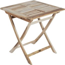 Harms Import Tisch JAVA, quadratisch 70 x 70 cm, Teak