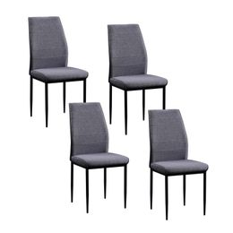 HTI-Living Stuhl Madison Webstoff Grau