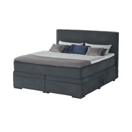 Boxi Boxspringbett mit Bettkasten Boxi Urban ¦ grau ¦ Maße (cm): B: 160 H: 125