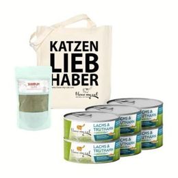I love my cat Futterset Katzenfutter Nass mit Lachs und Truthahn f&uuml;r Katzen mit Gewichtsproblemen