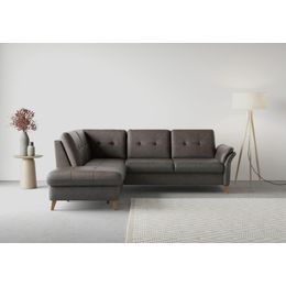 Sit & More Ecksofa SIT & MORE "G&ouml;teborg", braun, B:250cm H:90cm T:226cm, Sofas, Ecksofa, inkl. Sitztiefenverstellung, wahlweise mit Bettfunktion & Bettkasten