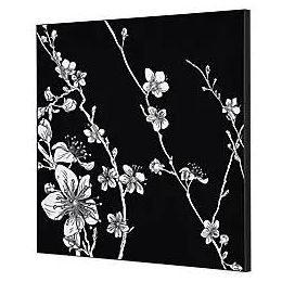 SHOWDOWN Textile Wanddekoration Japanische Kirschblüte Mehrfarbig Aluminium