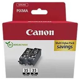 Canon PGI-35BK Original Tintenpatrone Schwarz Duopack 2 St&uuml;ck