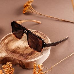 Holzkern Sonnenbrille The Genius (Leadwood/Black Coffee)