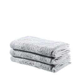 JOOP! Frottierset , Silber , Textil , 3-teilig , Uni , Oeko-Tex® Standard 100 , hochwertige Qualität, saugfähig, angenehm weich, strapazierfähig,