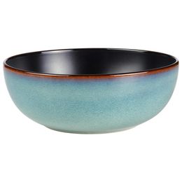 Ritzenhoff Breker Schale Bali , Blau , Keramik , rund , 23x9x23 cm , Essen & Trinken, Geschirr, Schalen & Schüsseln, Sonstige Schüsseln