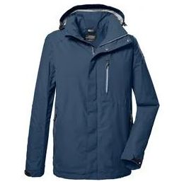 Outdoorjacke Killtec "KOS 256 MN JCKT_CARLEB", Herren, Gr. M, blau (dunkelblau), Oberstoff: 100% Polyester, Futter: 100% Polyester, sportlich, Jacken