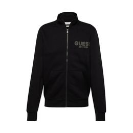Guess Sweatjacke Herren Gr&ouml;&szlig;e M greige / schwarz