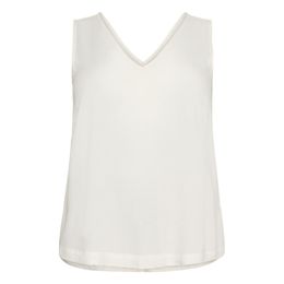 Kaffe CURVE Blusentop 'Mille' Damen Größe 6XL naturweiß
