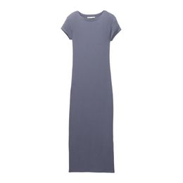 Pull&Bear Pull&Bear Kleid Damen Größe 34 taubenblau Winterkleid