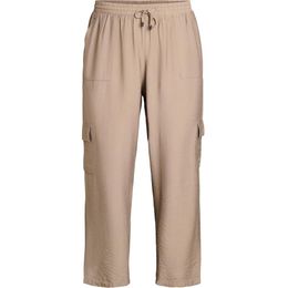 ZIZZI Cargo Pants 'Cavilma' female Beige size M