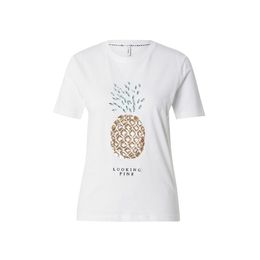Only T-Shirt 'ONLKITA' Damen Gr&ouml;&szlig;e M gold / gr&uuml;n / wei&szlig;