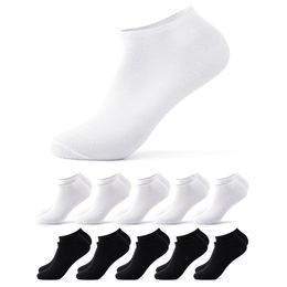 Occulto Ankle Socks 'Alexa' female Black, White size 39-42