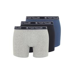Tom Tailor Boxershorts Herren Gr&ouml;&szlig;e M blau / dunkelblau / graumeliert / schwarz / wei&szlig;