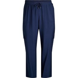 ZIZZI Hose 'Cavilma' Damen Gr&ouml;&szlig;e 62/64 navy