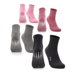 Occulto Athletic Socks 'Stopper Madeleine' female Grey, Pink, Black size 35-38