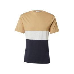 ABOUT YOU T-Shirt 'Niklas' Herren Größe M camel / marine / graumeliert
